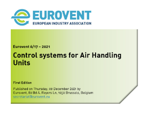 New Eurovent Recommendation on AHU control systems