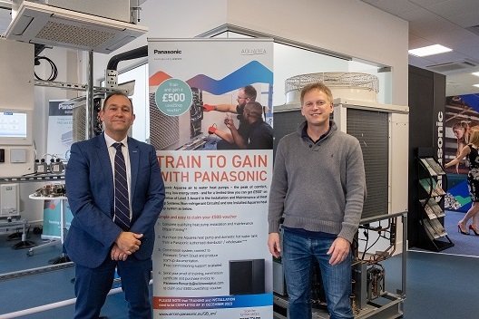 Panasonic HQ Heat Pump Training Centre in Welwyn Receives Ministerial Visit