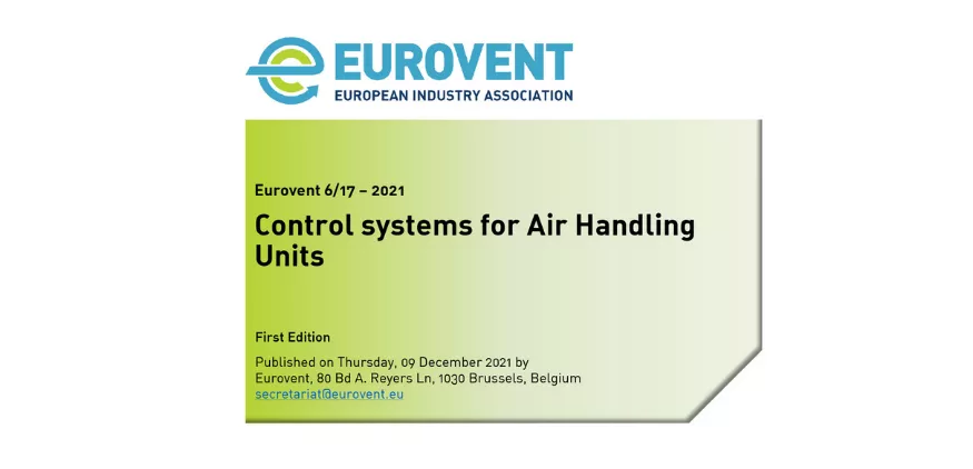 New Eurovent Recommendation on AHU control systems