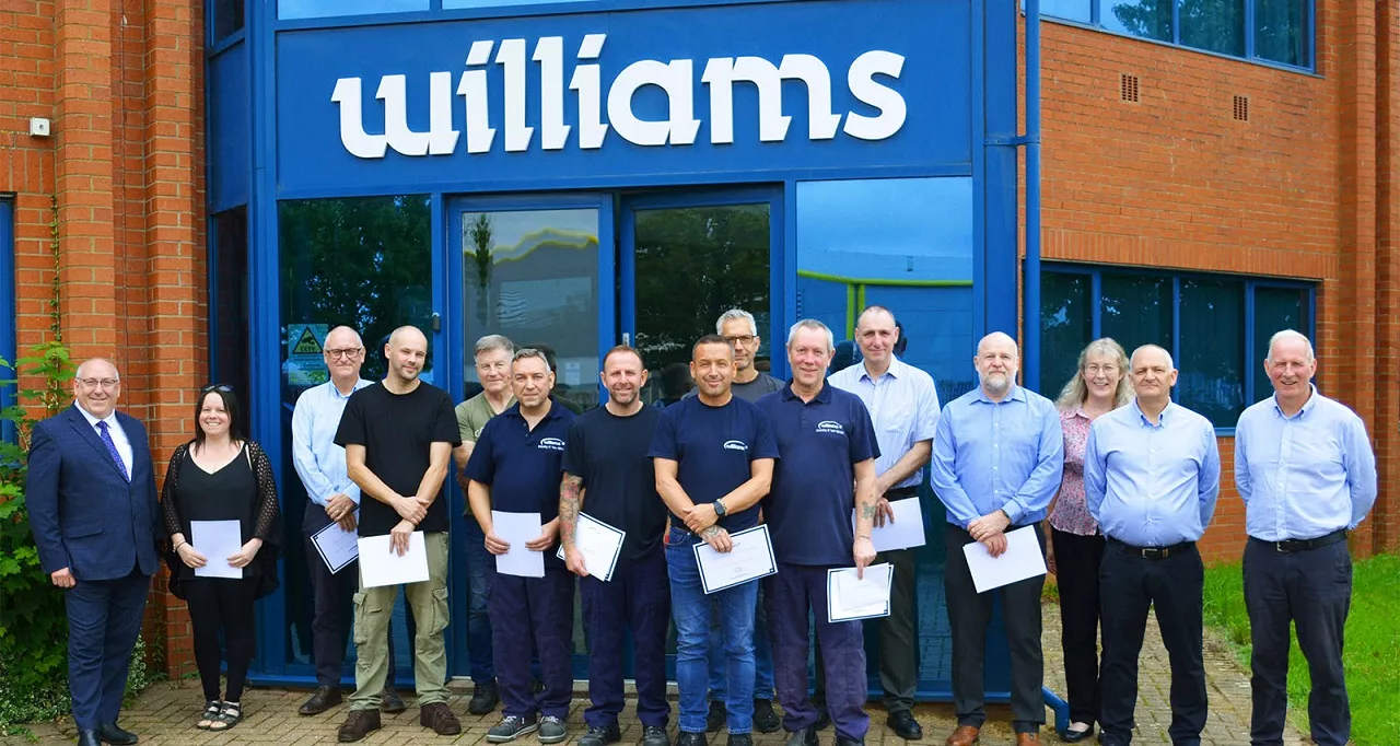 Williams celebrates its longest serving staff