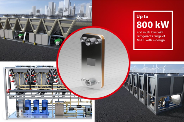 Danfoss expand the Z-design range of Micro Plate Heat Exchangers
