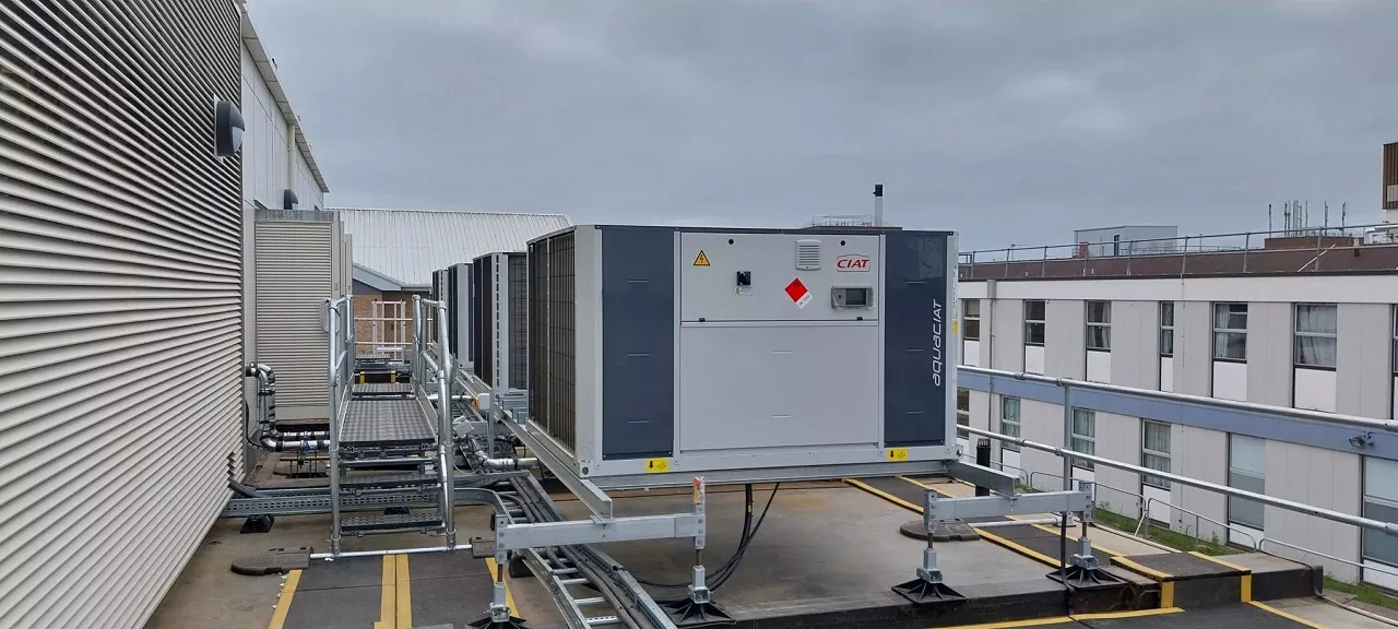 CIAT Chillers and Heat Pumps Installed at James Paget University ...