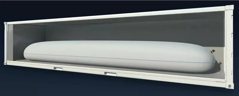 Hillebrand presented is a new versatile 40ft flexitank that can be used ...