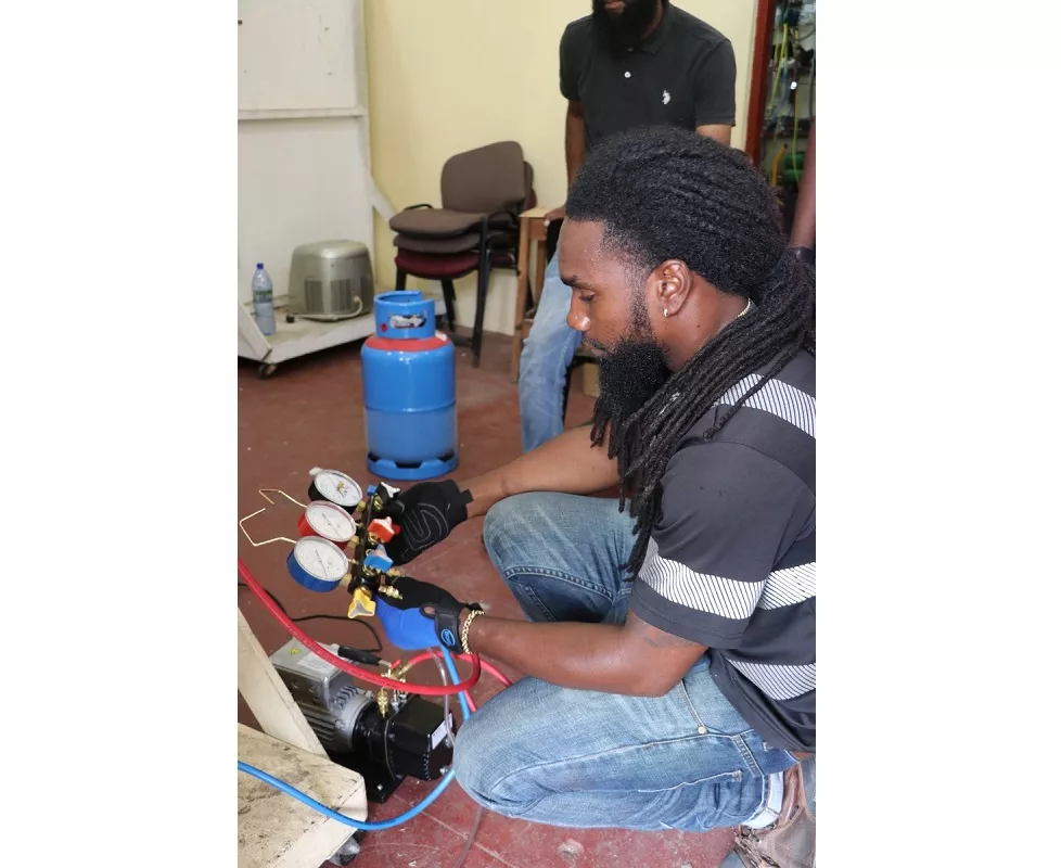 Grenada Cool Training: Applying Natural Refrigerant Technology