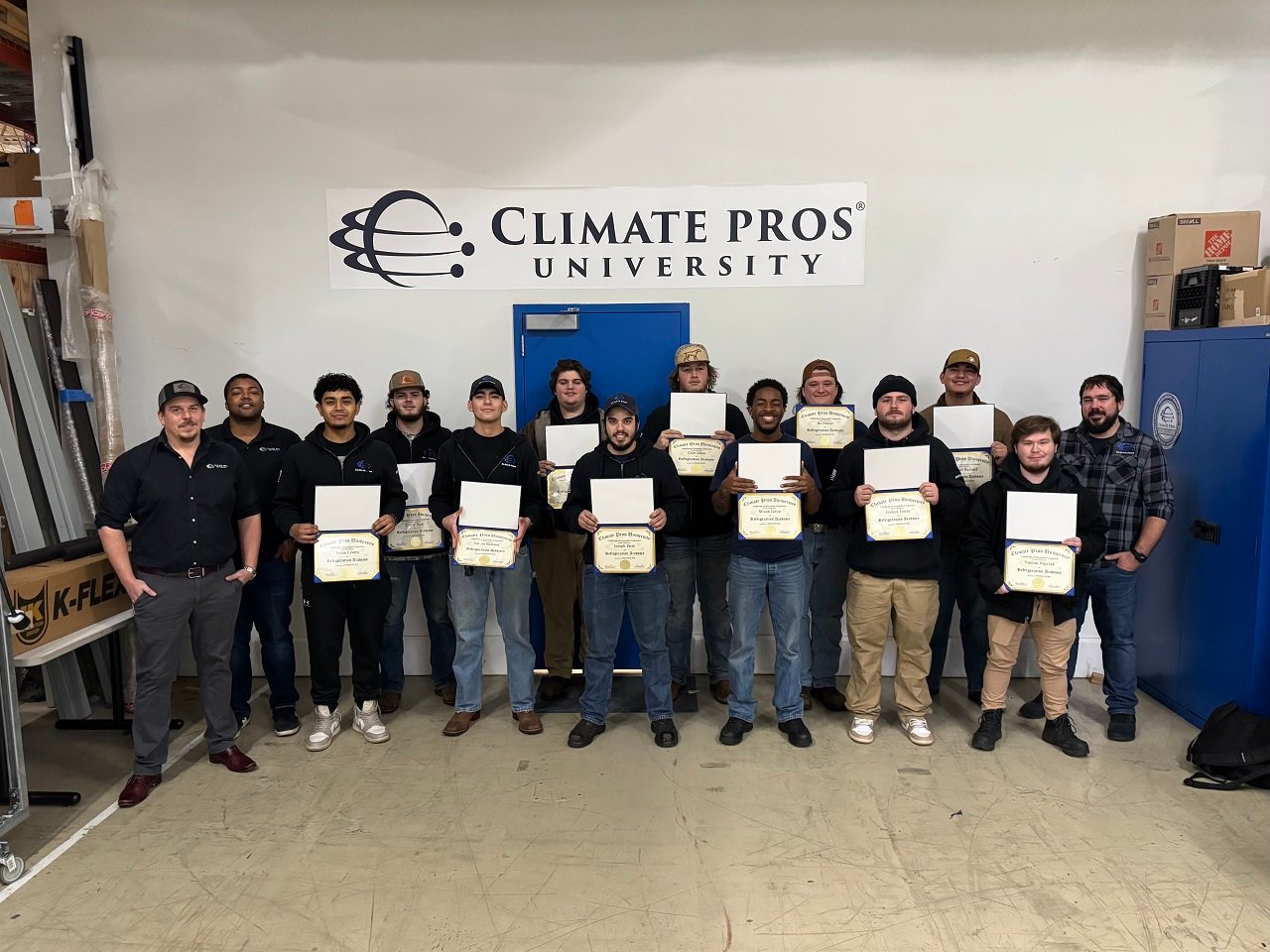 Erste Absolventen der Climate Pros Refrigeration Academy gestartet