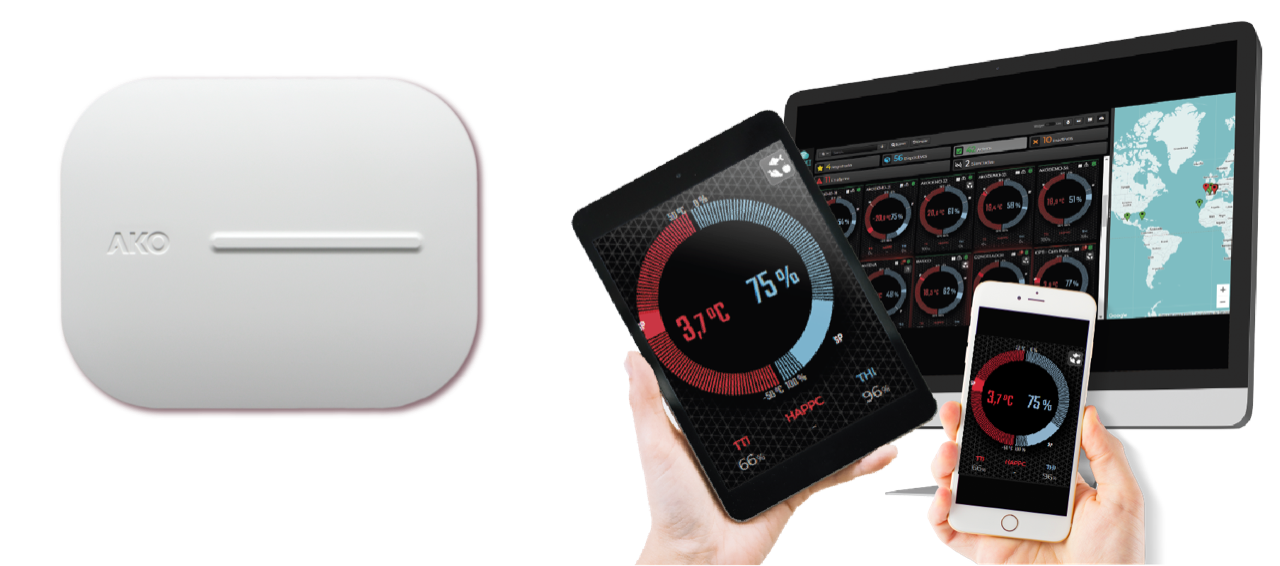 AKO Group presented Temperature and Humidity sensor system AKODATA IoT