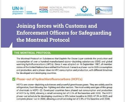 Joining forces with Customs and Enforcement Officers for Safeguarding ...