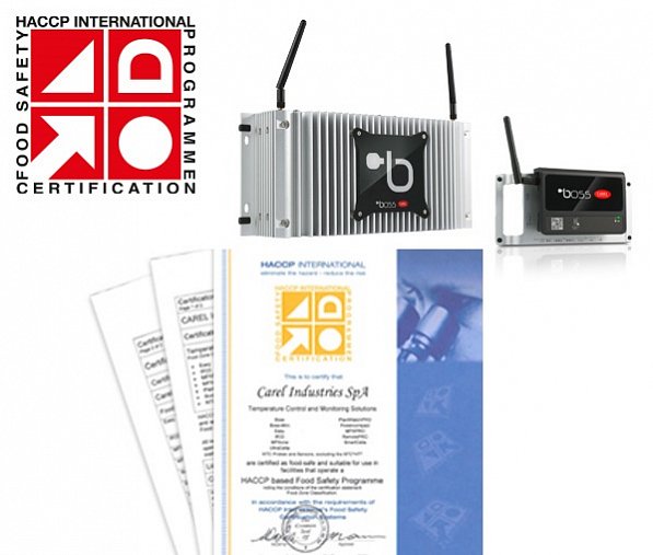 The boss and boss mini local supervisors Carel certified in HACCP ...